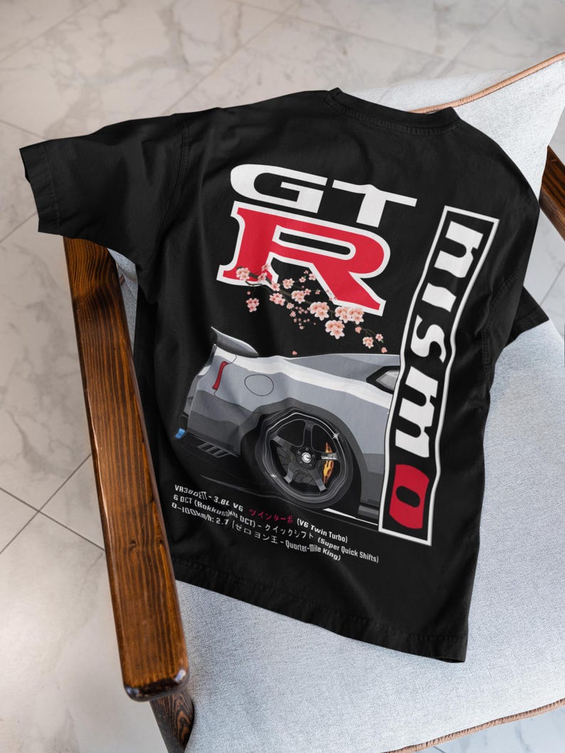 Gtr R35 Racing T-shirt Design, PNG Design, for DTF, DTG, Sublimation ...