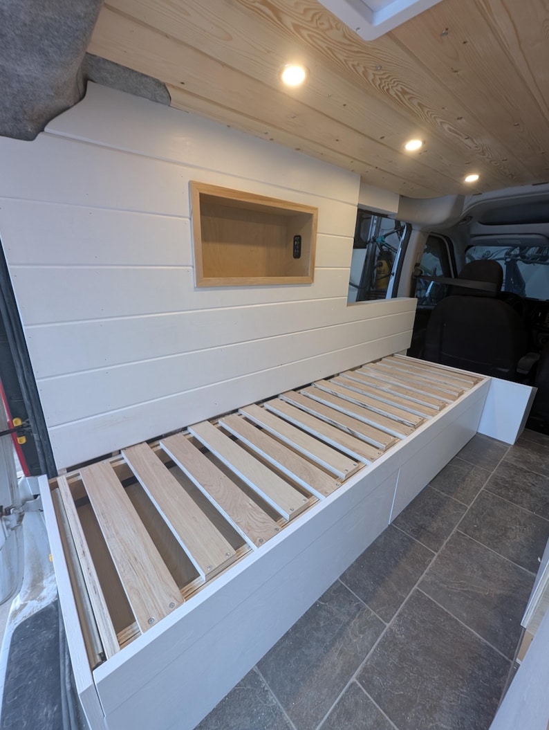Camper Van Convertible Bed Bench Plans 21"wx72"lx13"h - Etsy