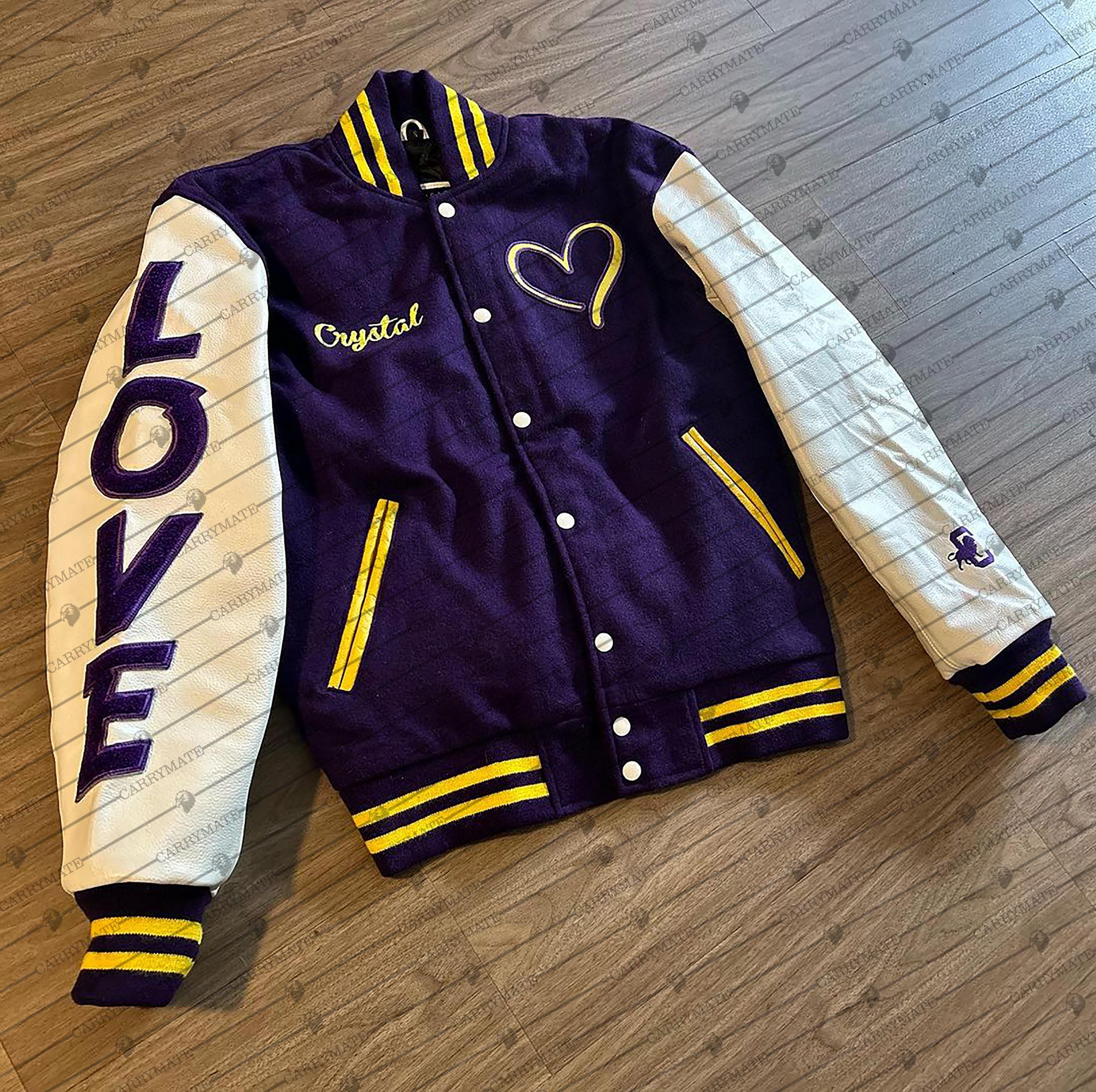 Custom Varsity Jackets Leather Varsity Jacket Personalised Lettermen ...