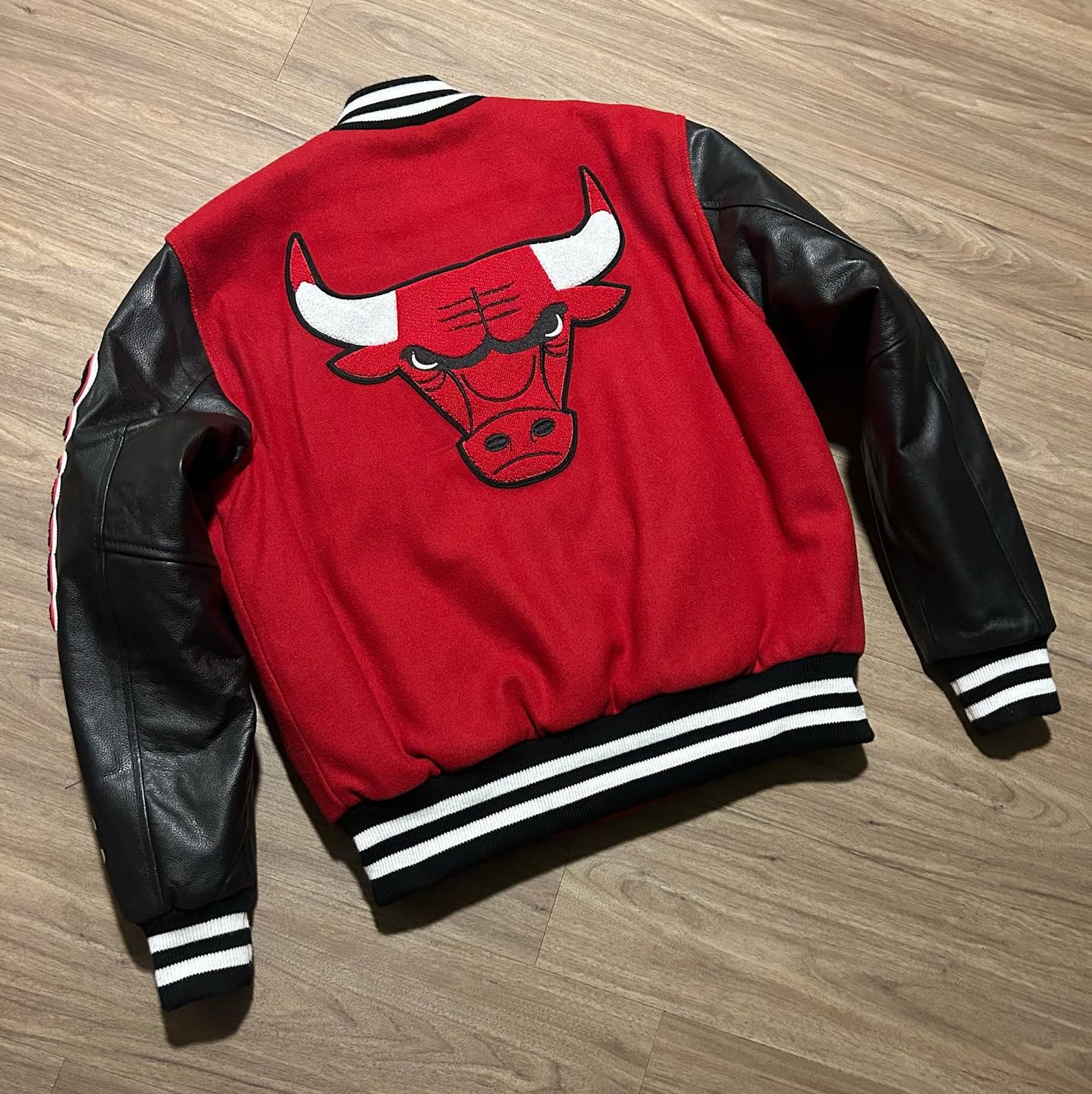 Custom Leather Varsity Jacket Black Football Jacket Custom Lettermen ...