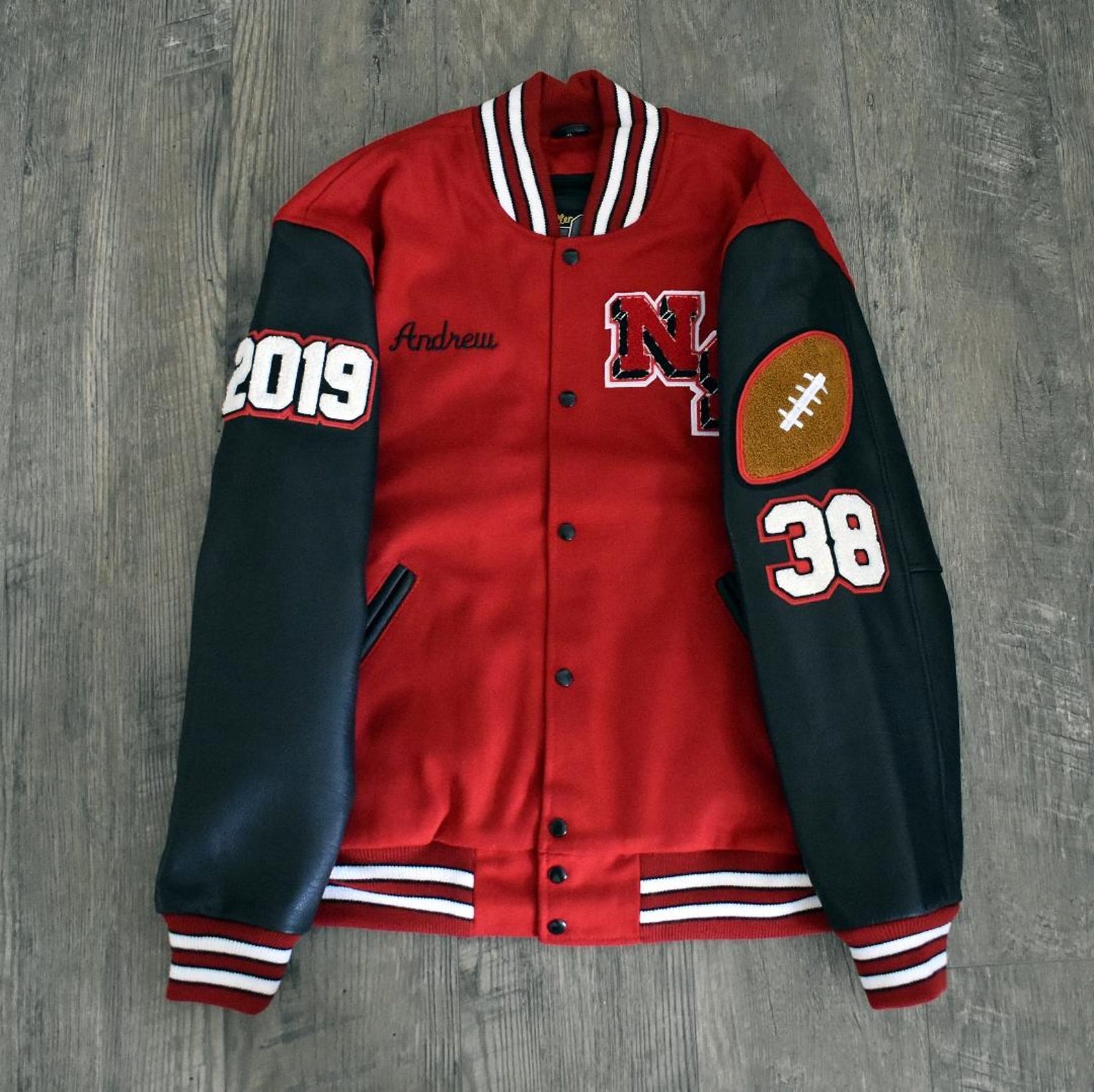 Customized Varsity Jacket Personalized Letterman Jacket Leather Varsity ...