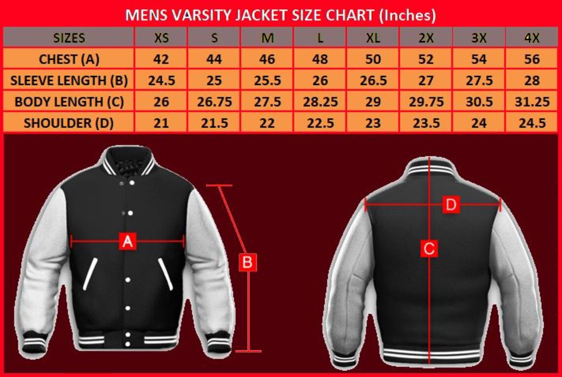 Customized Varsity Jacket Personalized Baseball Jackets Letterman ...