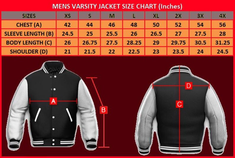 Customized Varsity Jacket Personalized Baseball Jackets Letterman ...