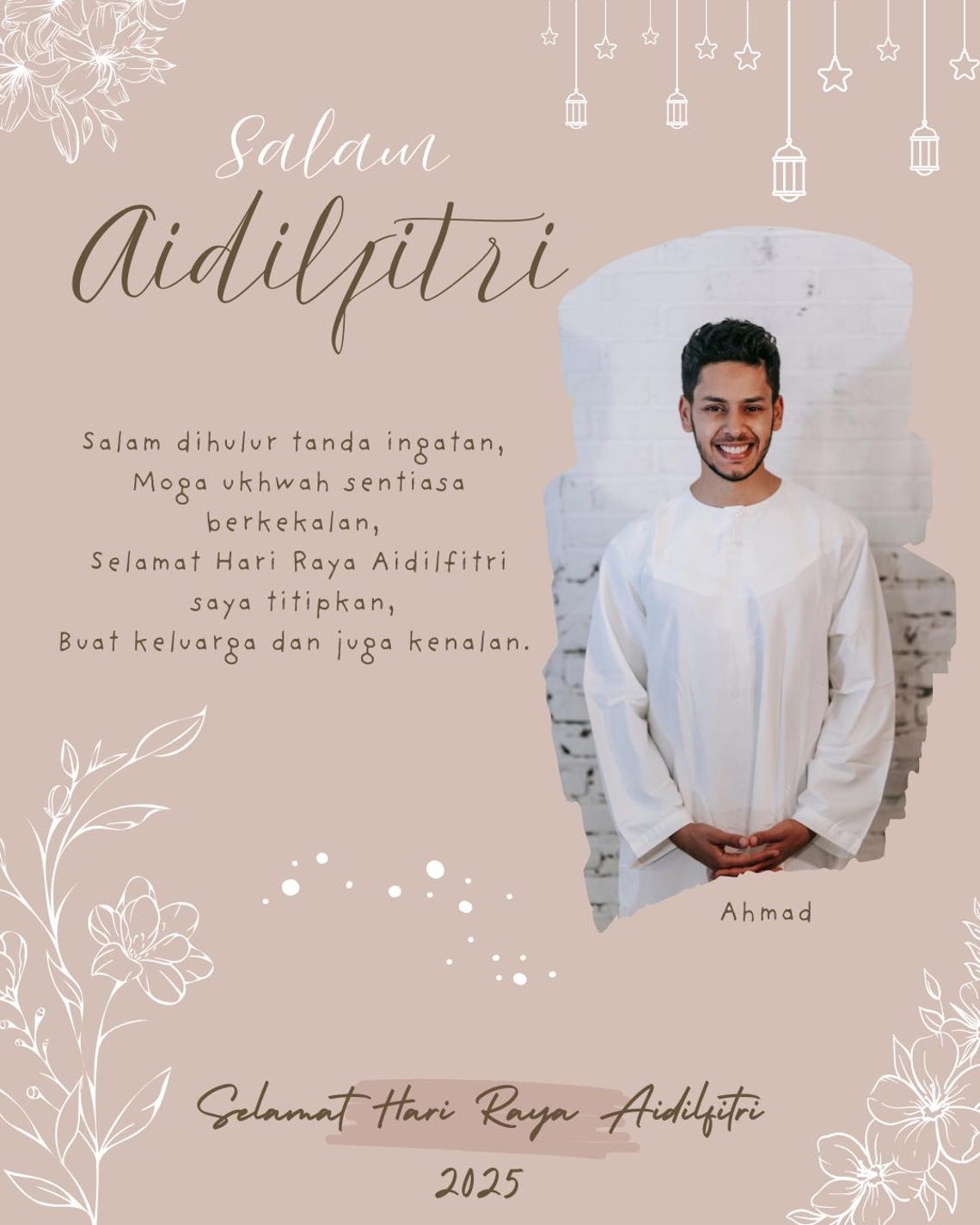 Digital Download Raya Card, Kad Raya, Selamat Hari Raya, Eid Mubarak ...