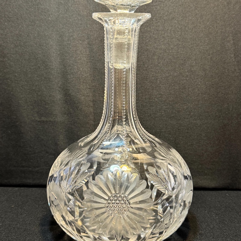 Brilliant Crystal Decanter - Etsy UK