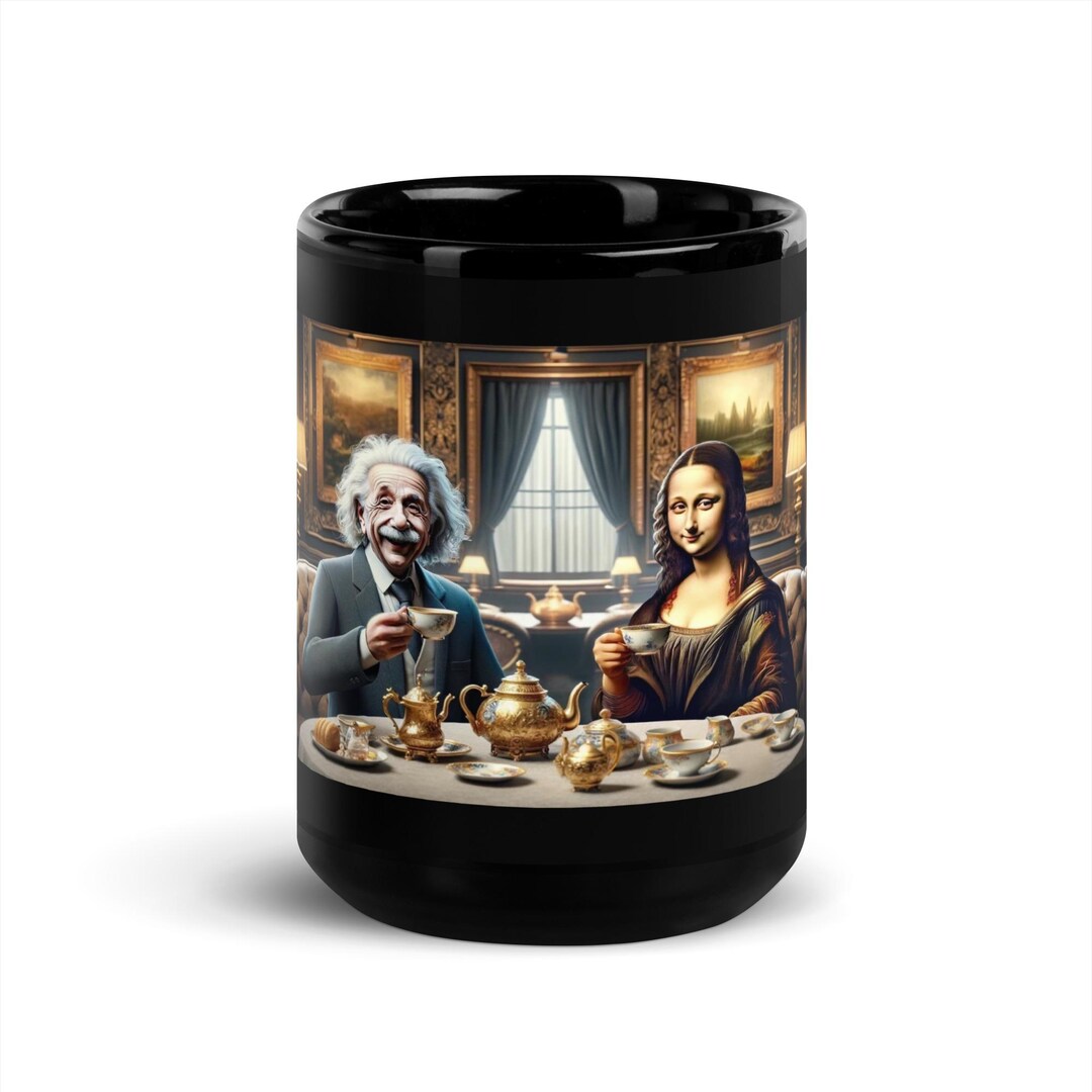Albert Einstein & Mona Lisa Tea Cup Limited Edition - Etsy