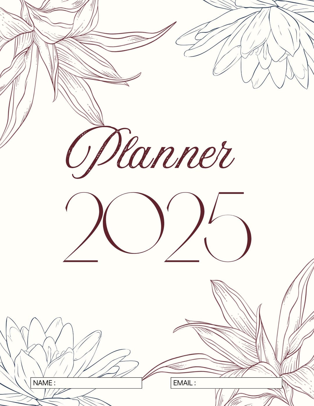 2025 Planner Downloadable - Etsy