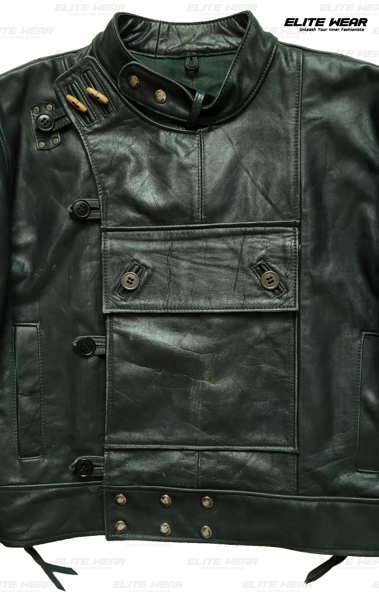 Handmade Military Rider Leather Jacket Distressed Rare Avant Gaurd 50s ...