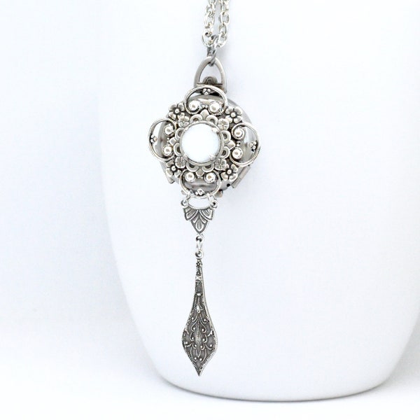 Moonstone Locket - Etsy