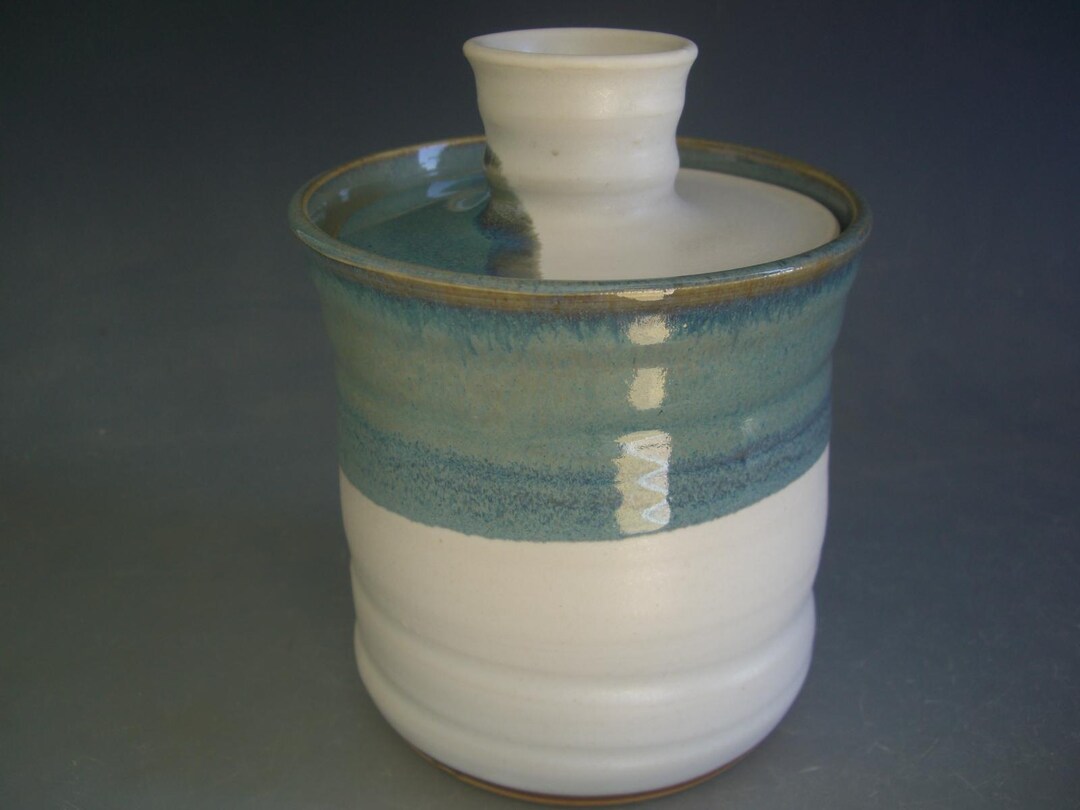 Hand Thrown Stoneware Pottery Lidded Tea Jar (TJ-1) - Etsy