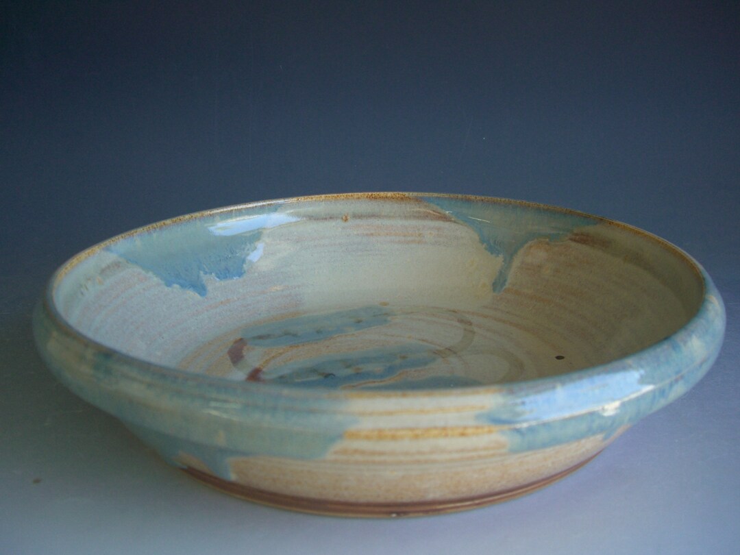 Hand Thrown Handmade Stoneware Pottery Serving Plate P-Z2 - Etsy
