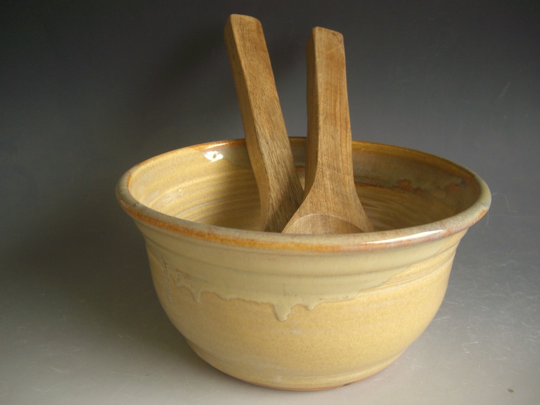 Hand Thrown Handmade Stoneware Pottery Bowl (SB-2) - Etsy