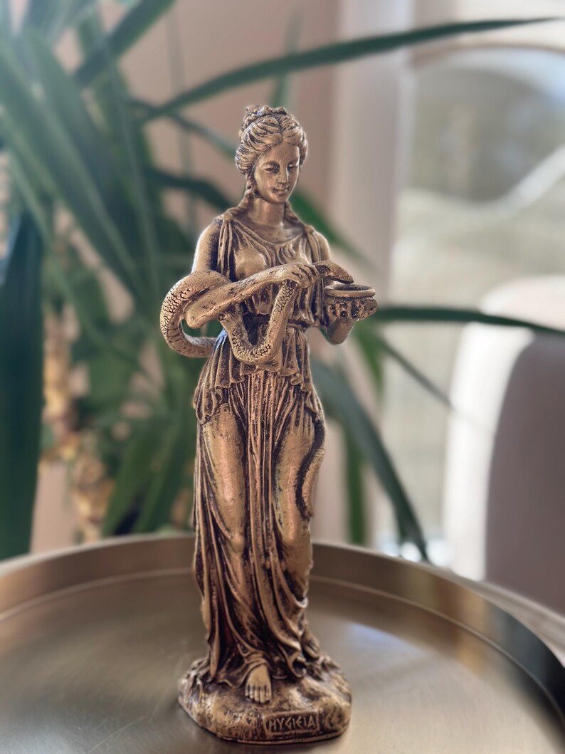 Hygieia Statue the Goddess of Health Healing - Etsy