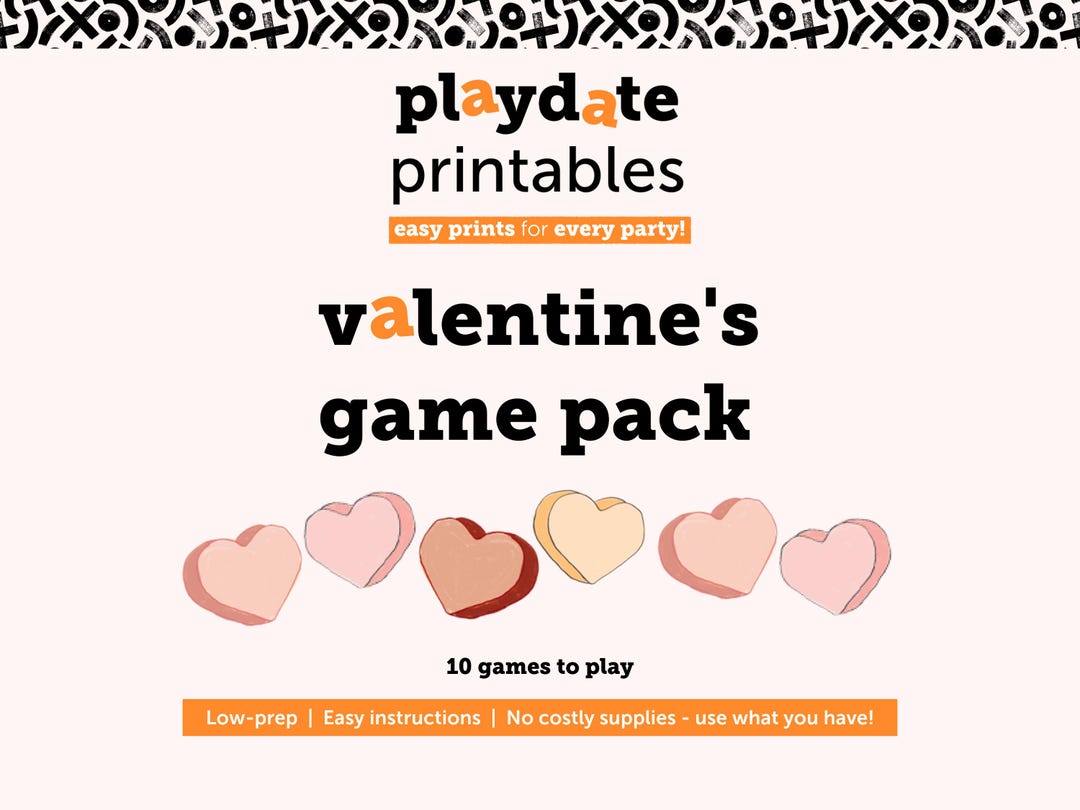 Valentine’s Day Classroom Party Printables | Instant Download | School ...