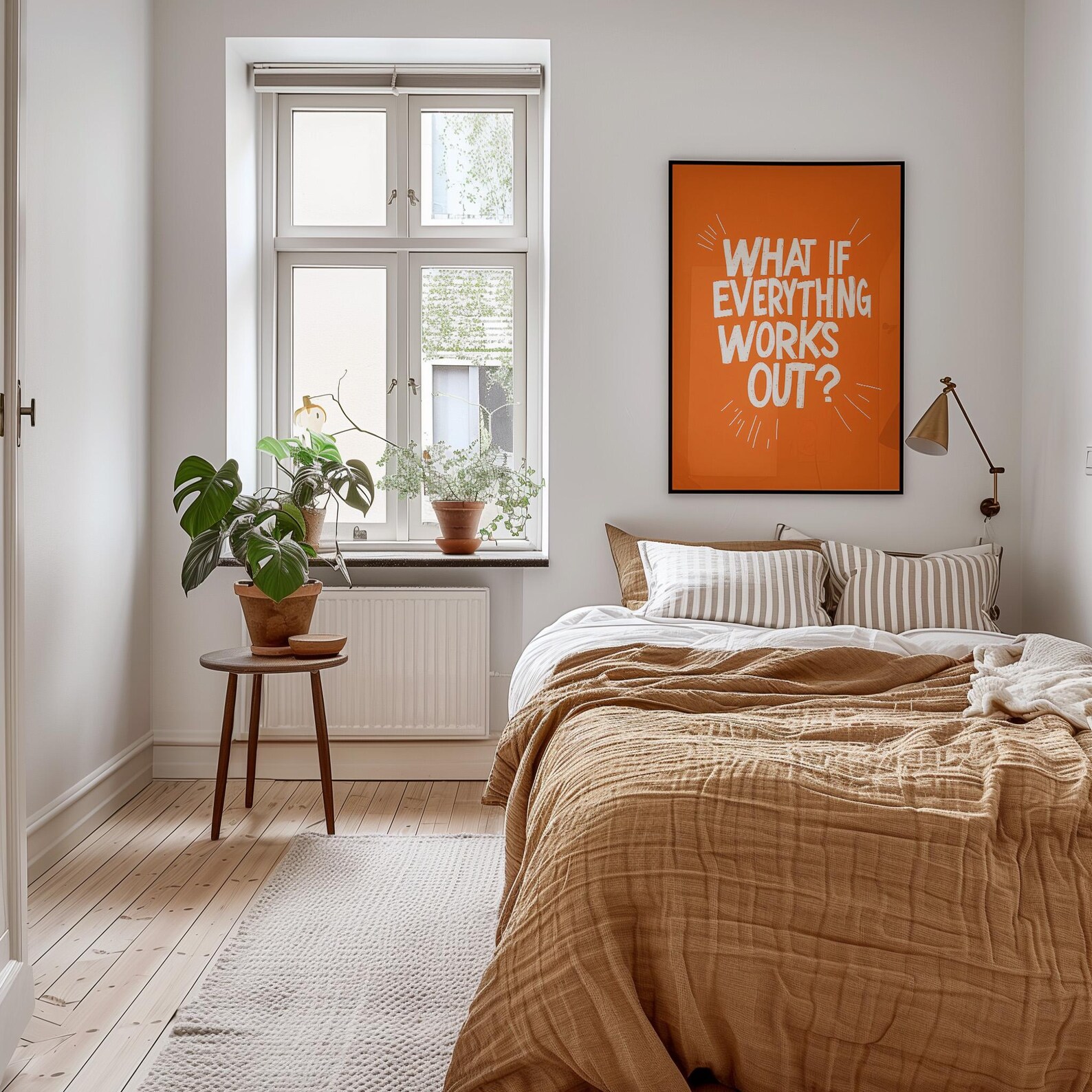 What If Everything Works Out Print, Printable Wall Art, Trendy Dorm ...