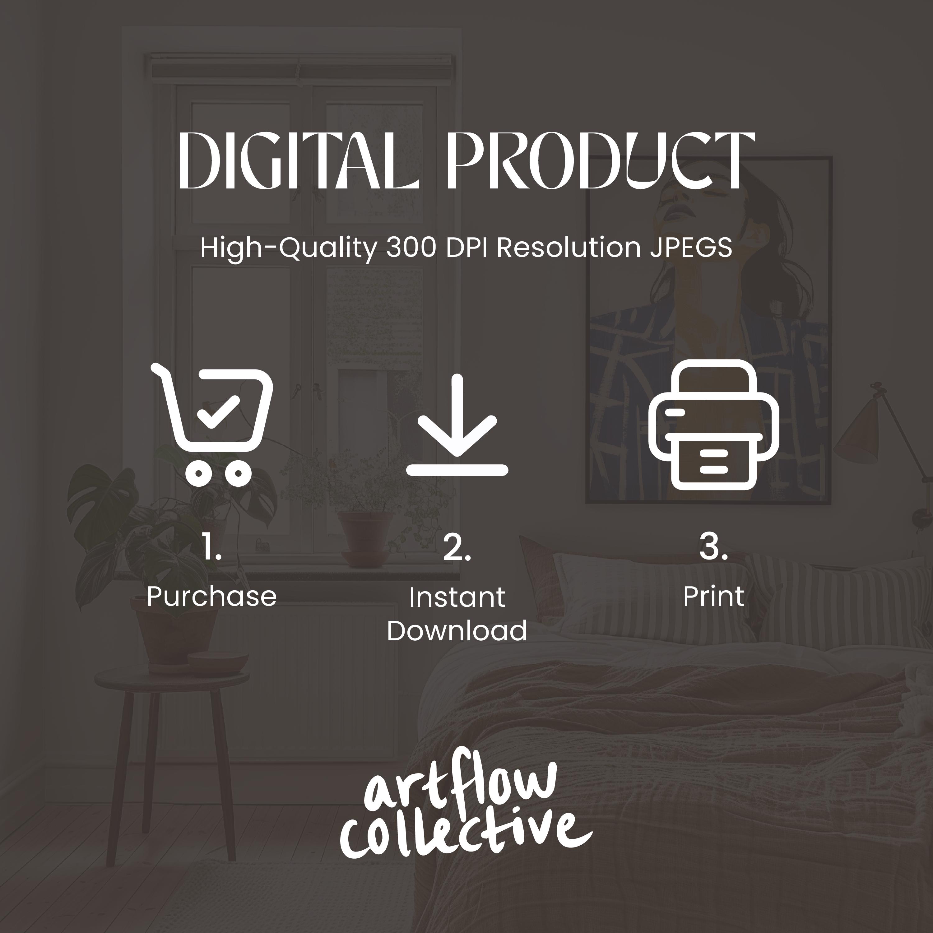 3 Abstract Cowboys Wall Art, Western Oil Painting Print, Desert ...