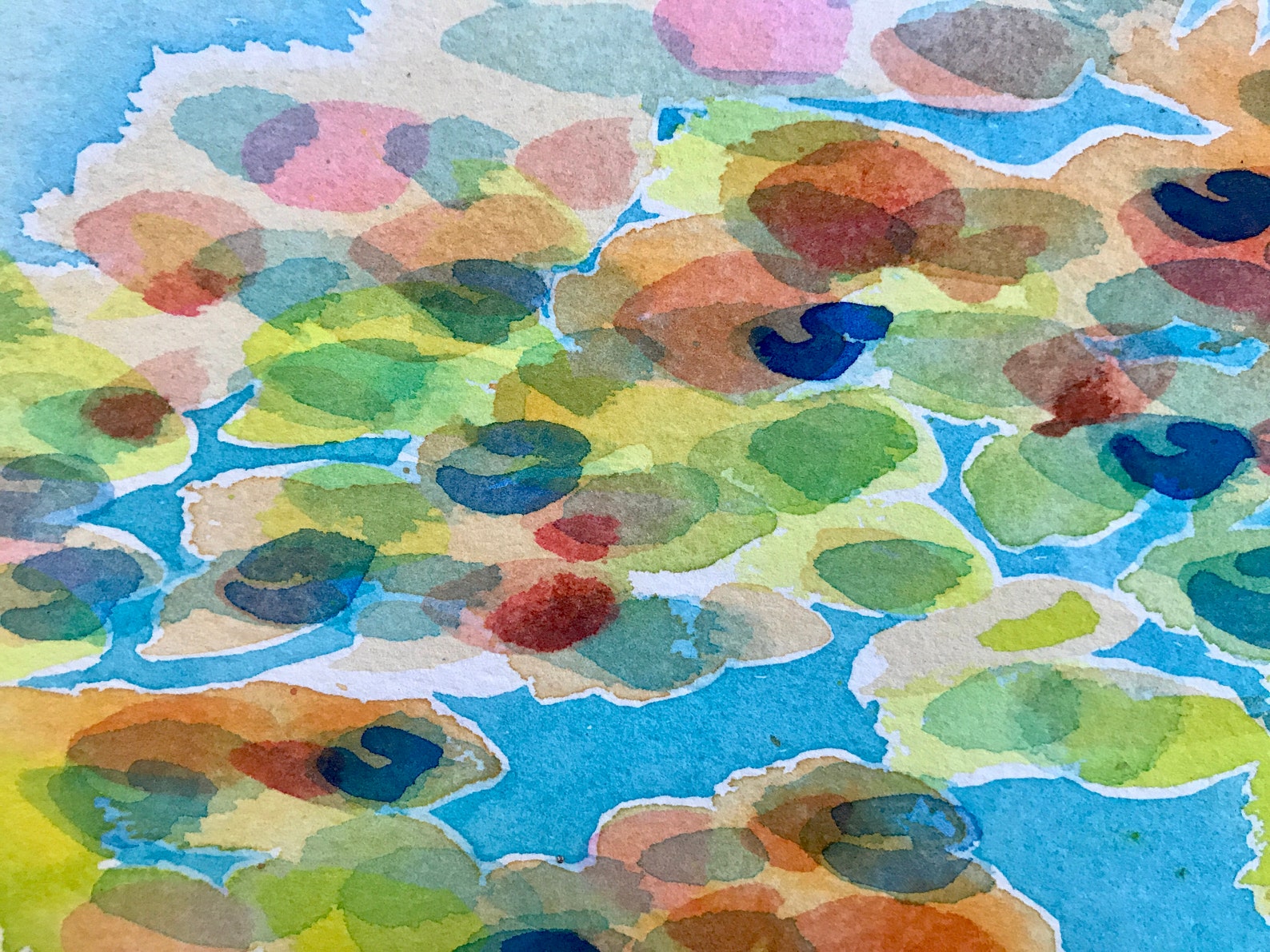 Buy Algae, Abstract Art, Original Watercolor Online in India - Etsy