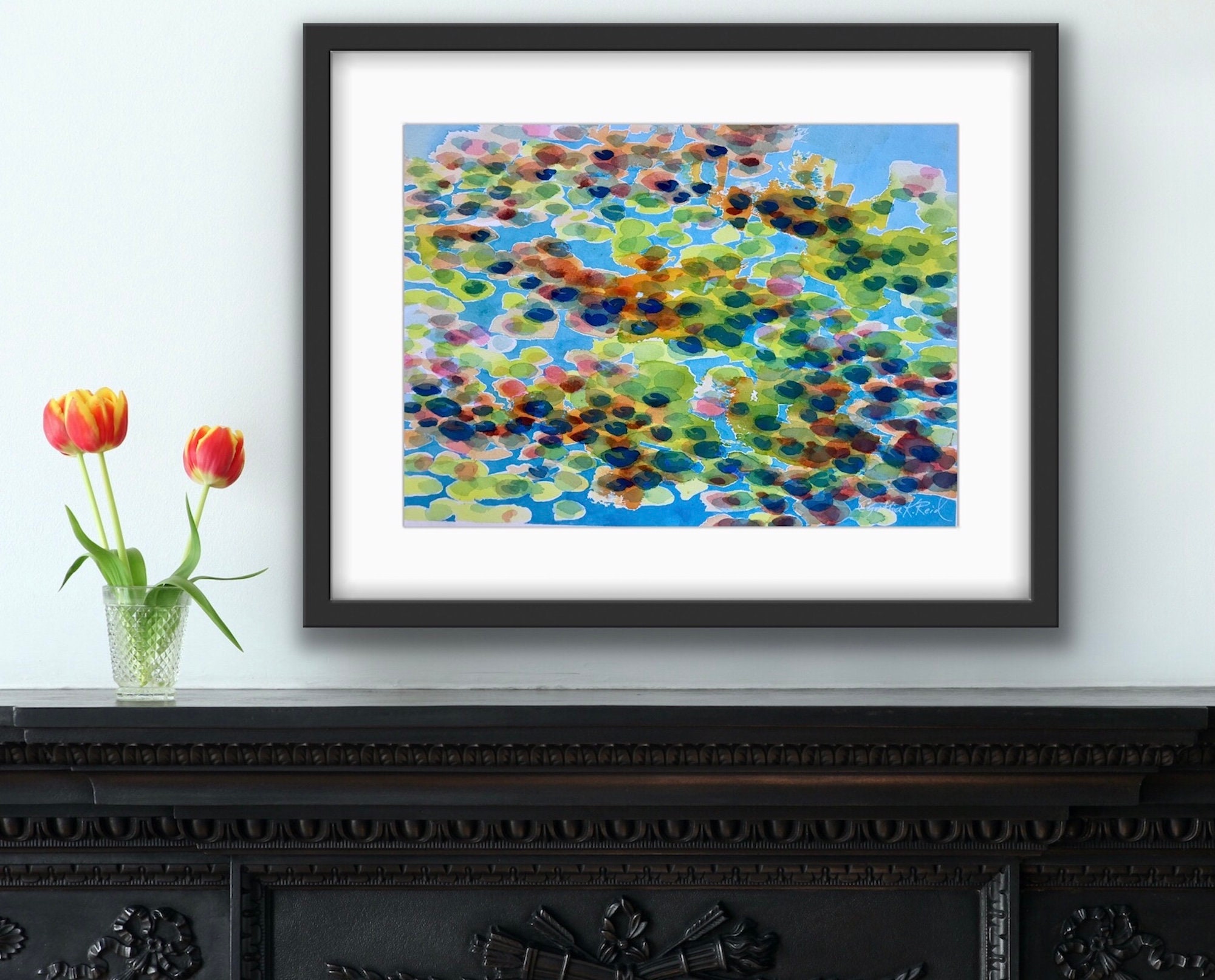 Buy Algae, Abstract Art, Original Watercolor Online in India - Etsy