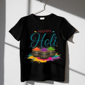 Happy Holi Shirt Hindu Festival of Colors Matching Family Sweatshirt ...
