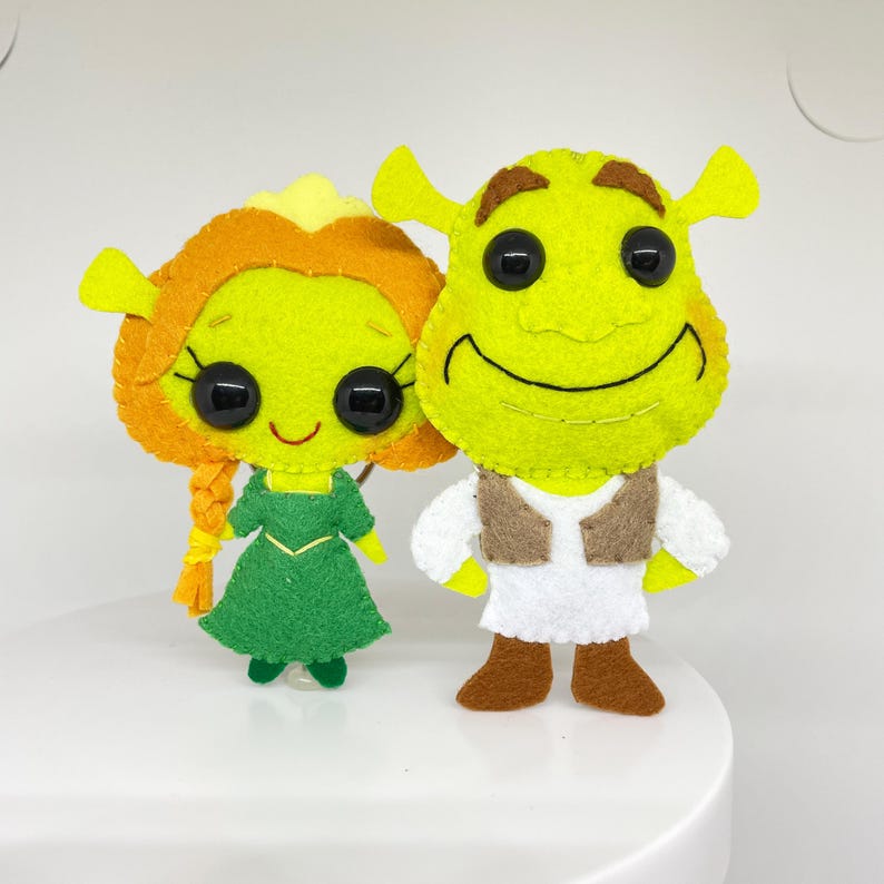 Ogre Couple Felt Pattern. Felt Plushie Set (ogre & Princess). Fairy ...