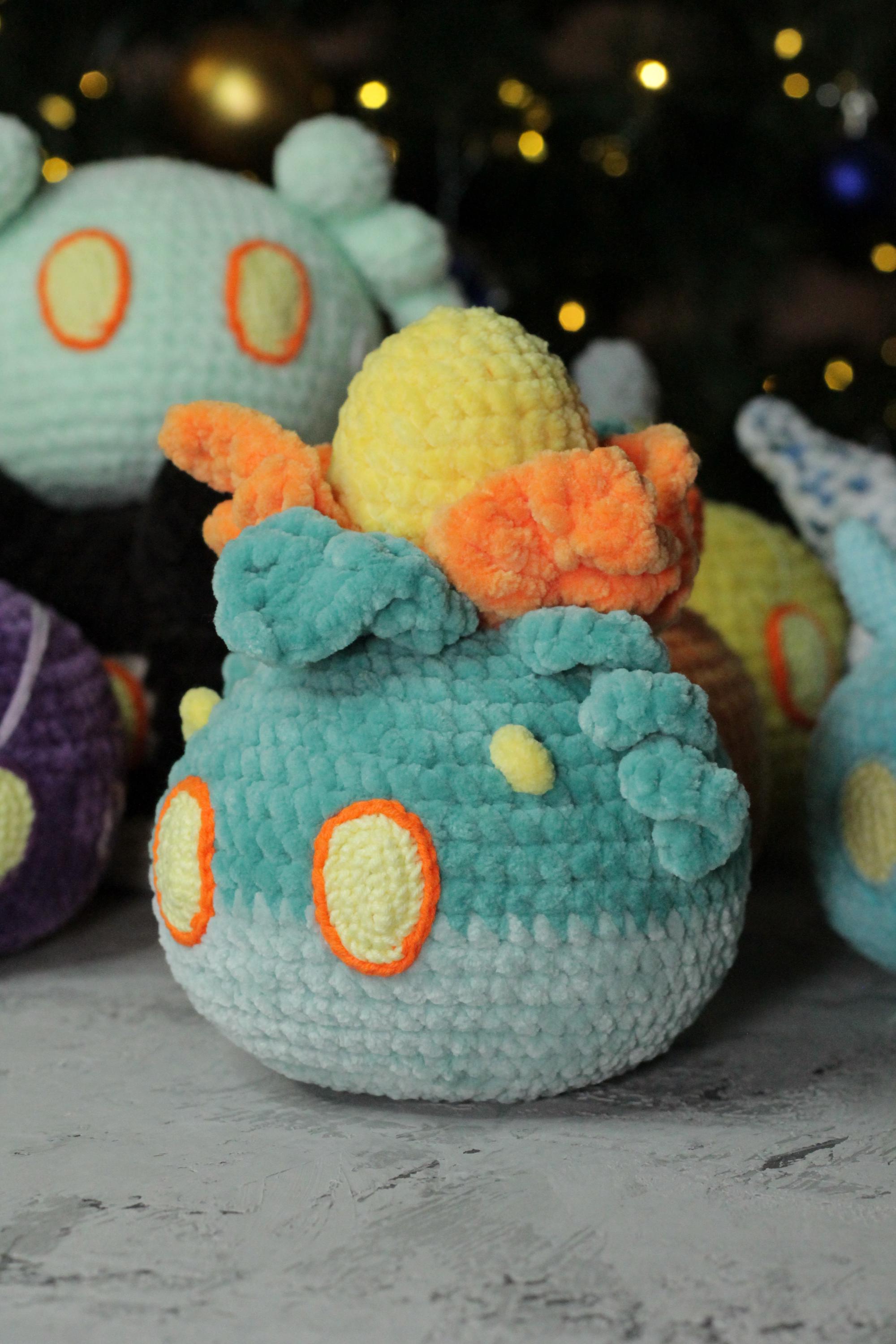 Dendro Slime Gaming Cosplay Crochet Pattern. Present for Geek Gamer - Etsy
