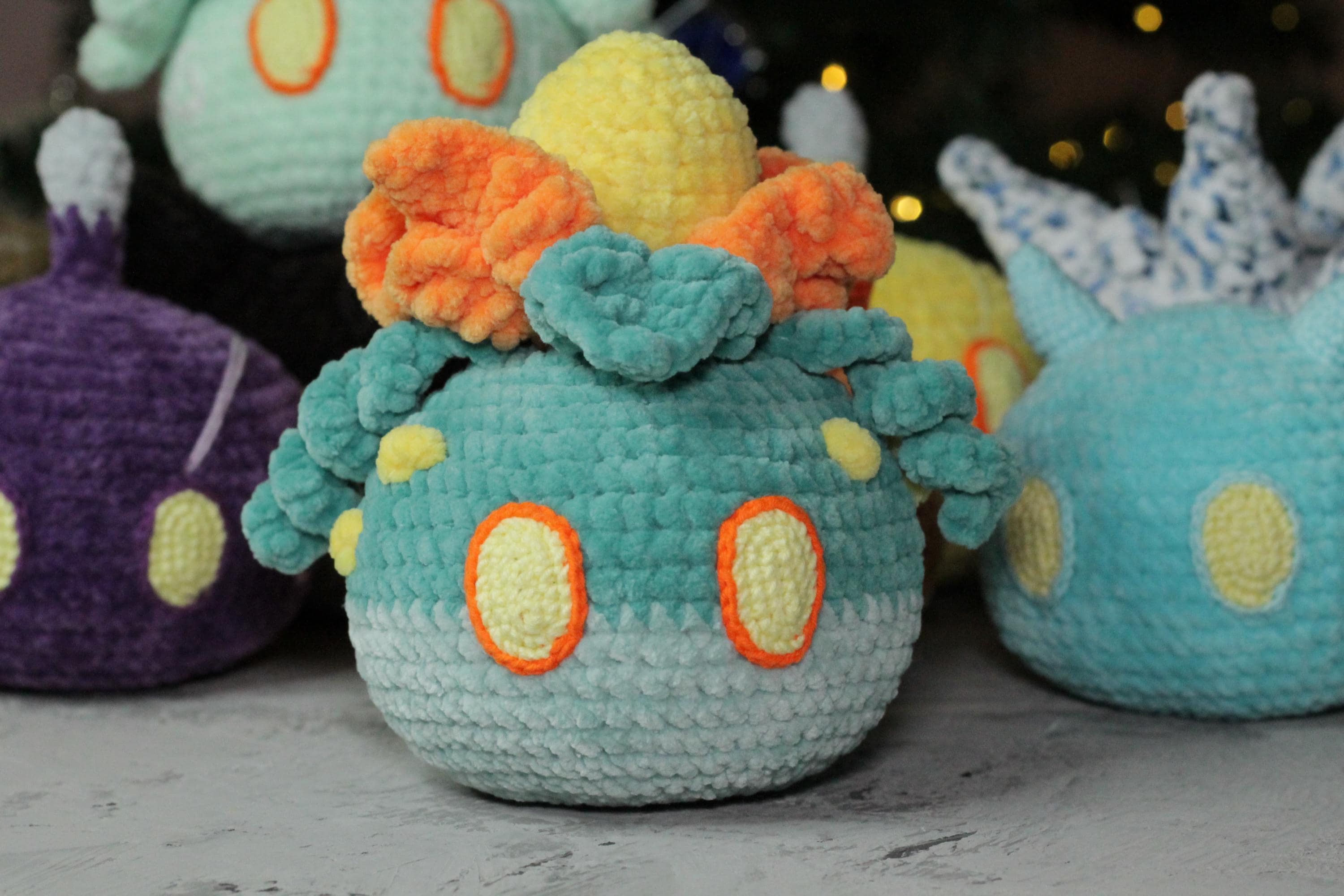 Dendro Slime Gaming Cosplay Crochet Pattern. Present for Geek Gamer - Etsy