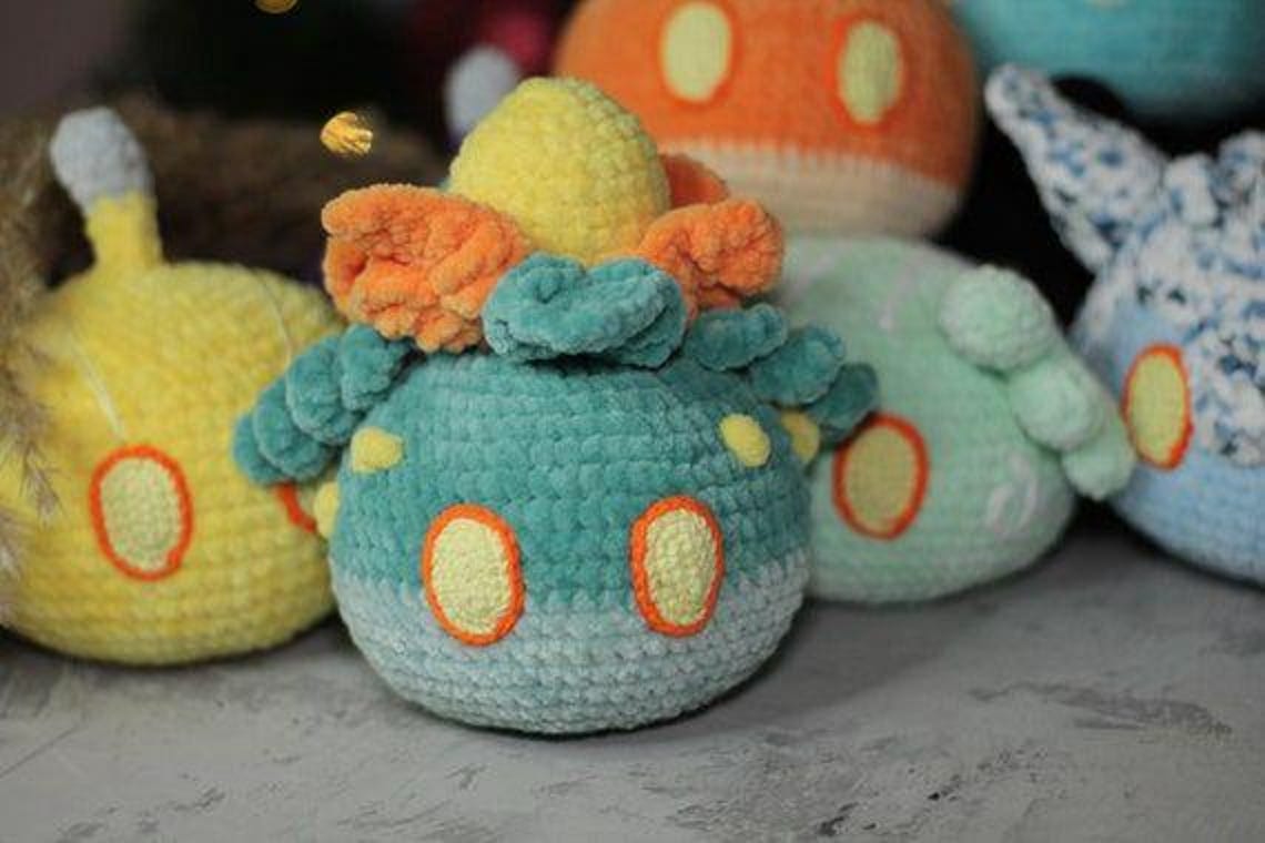 Dendro Slime Gaming Cosplay Crochet Pattern. Present for Geek Gamer - Etsy