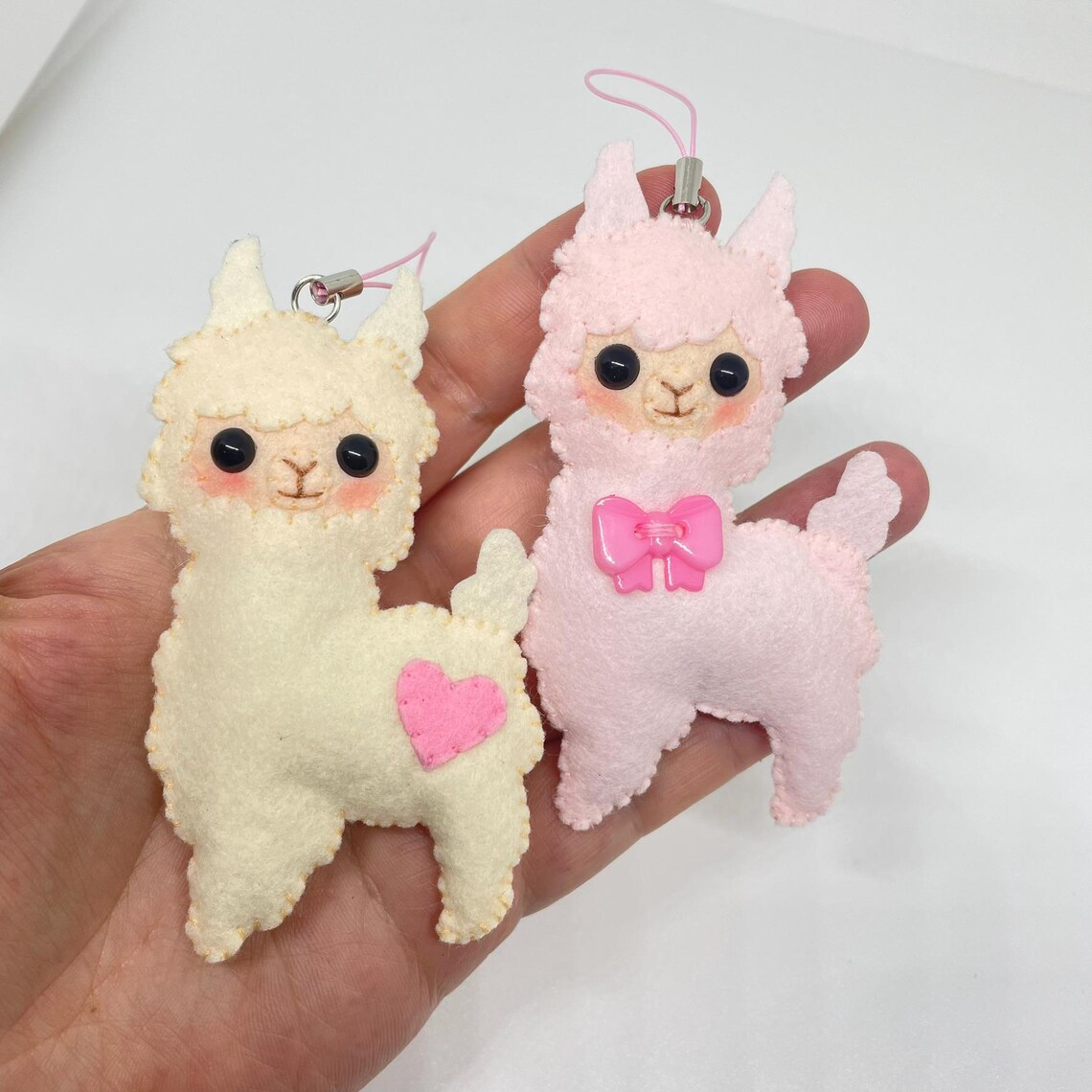 Lama Felt Pattern, Animal Pattern for Baby Mobile. Lama Decor, Sewing ...