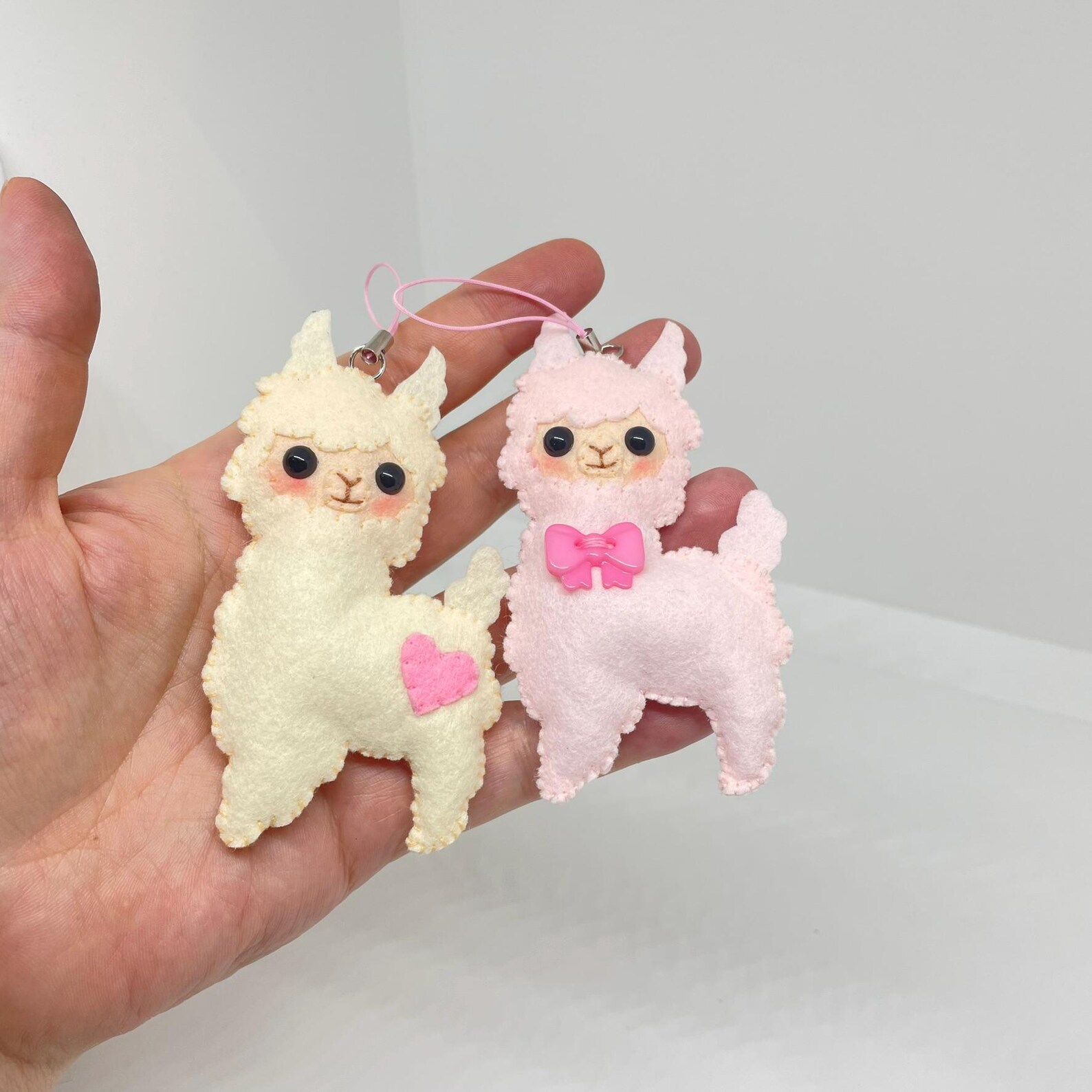 Lama Felt Pattern, Animal Pattern for Baby Mobile. Lama Decor, Sewing ...
