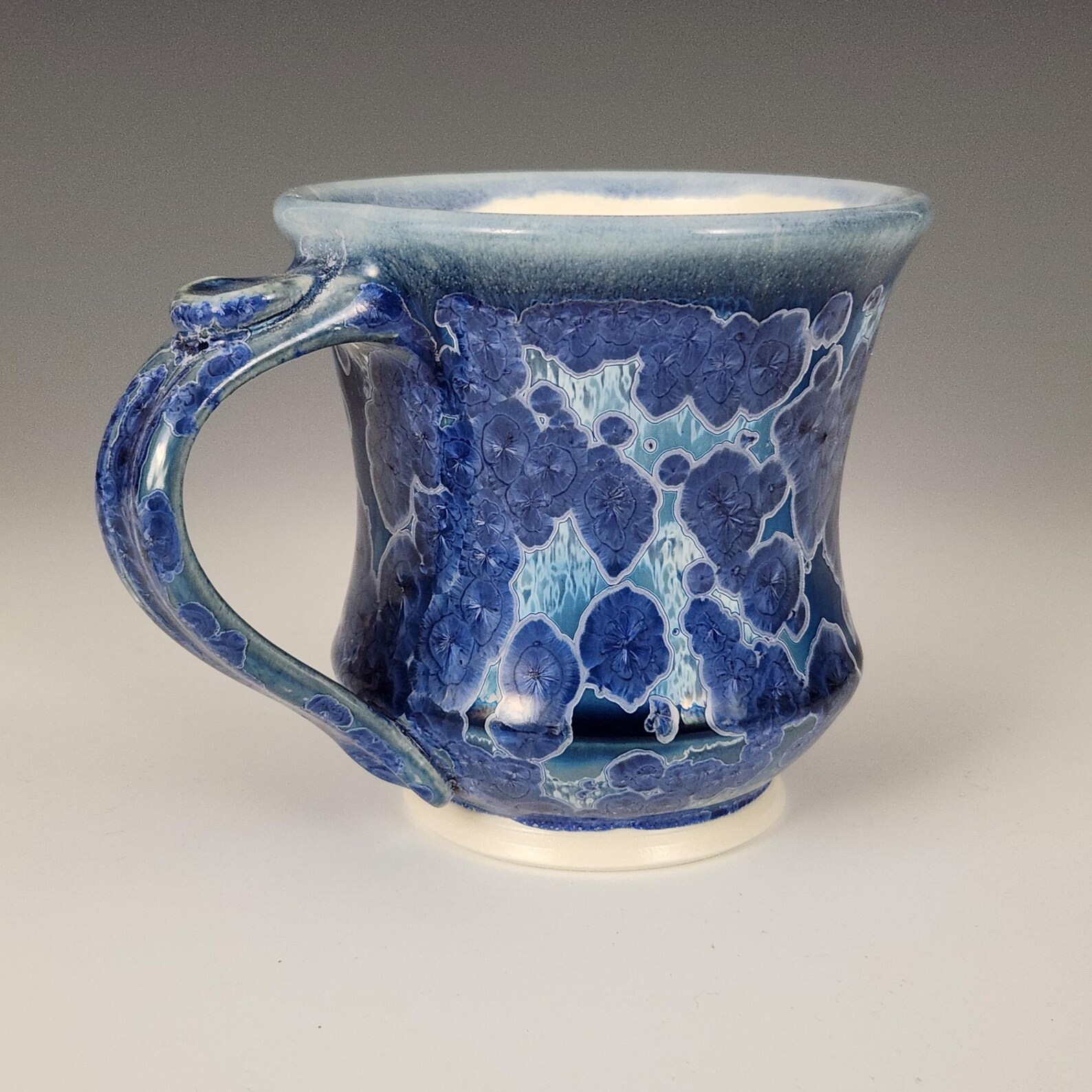 Small Mug With Crystalline Glaze, Wheel Thrown, Handmade Pottery - Etsy