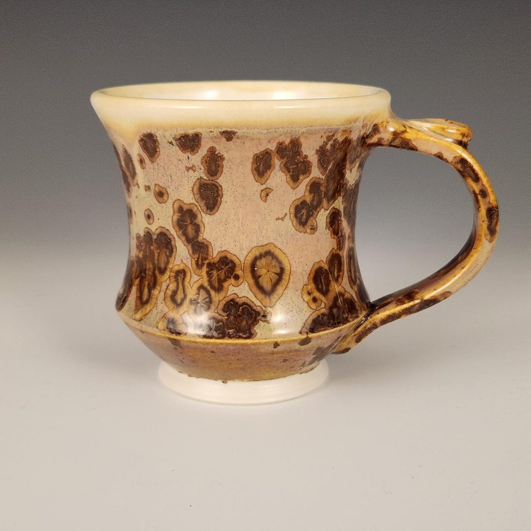 Small Mug With Crystalline Glaze, Wheel Thrown, Handmade Pottery - Etsy