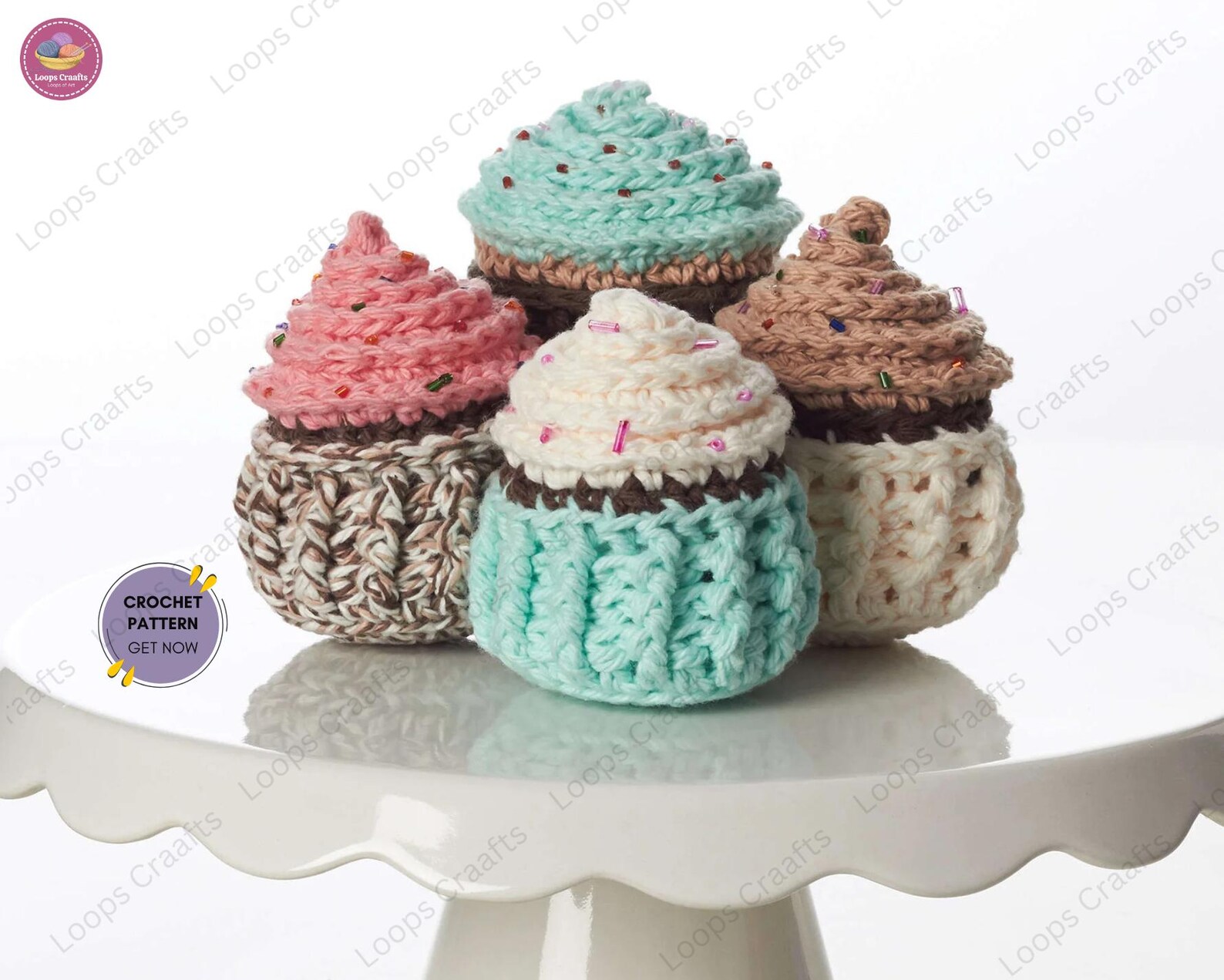 Crochet Pattern - Birthday Cupcake Amigurumi | Stuffed Doll | Crochet ...