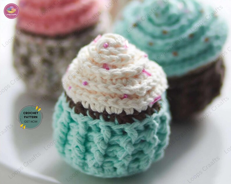 Crochet Pattern - Birthday Cupcake Amigurumi | Stuffed Doll | Crochet ...