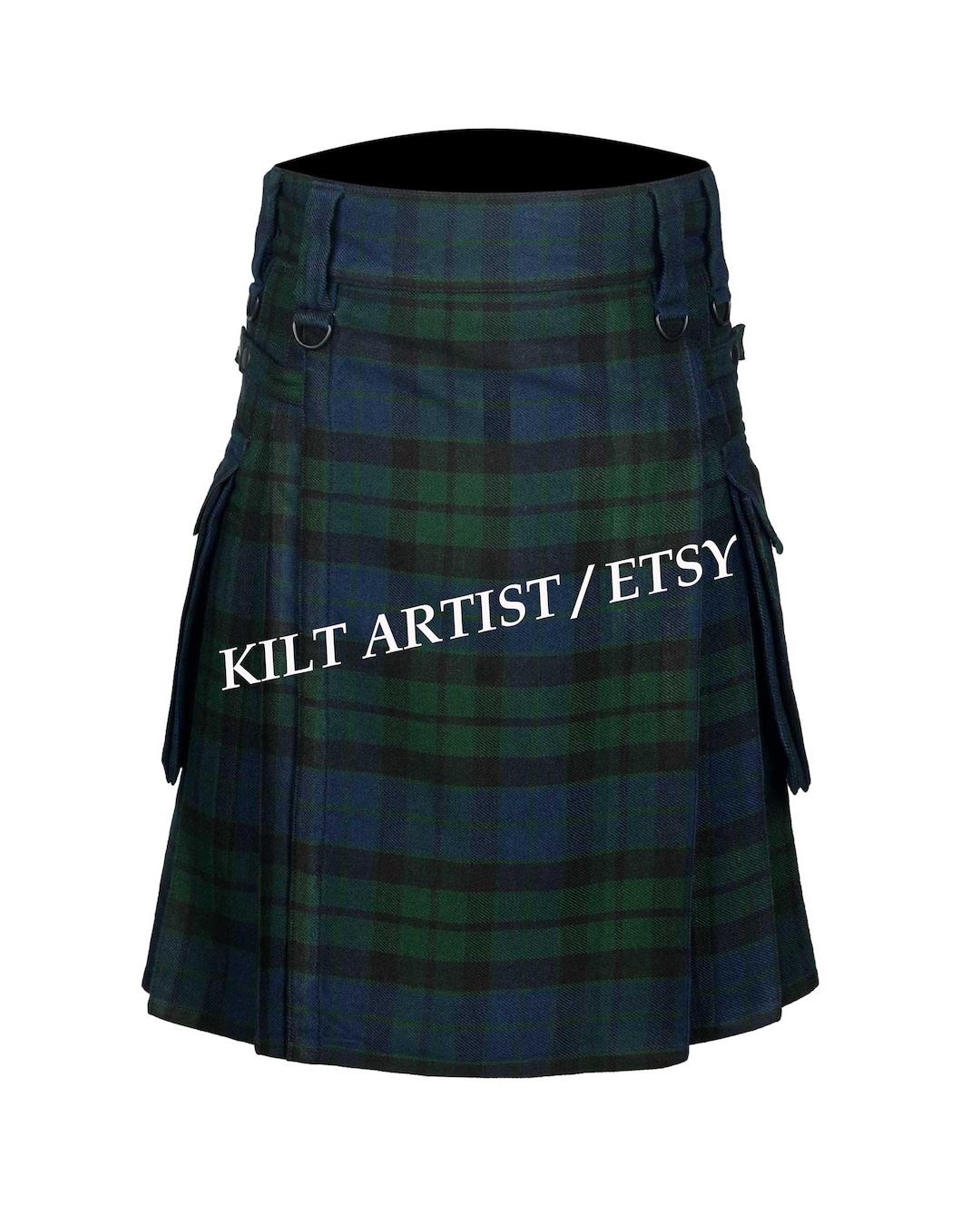 Keith Modern Tartan Utility Kilt | Scottish Highlander 16 Oz Modern ...