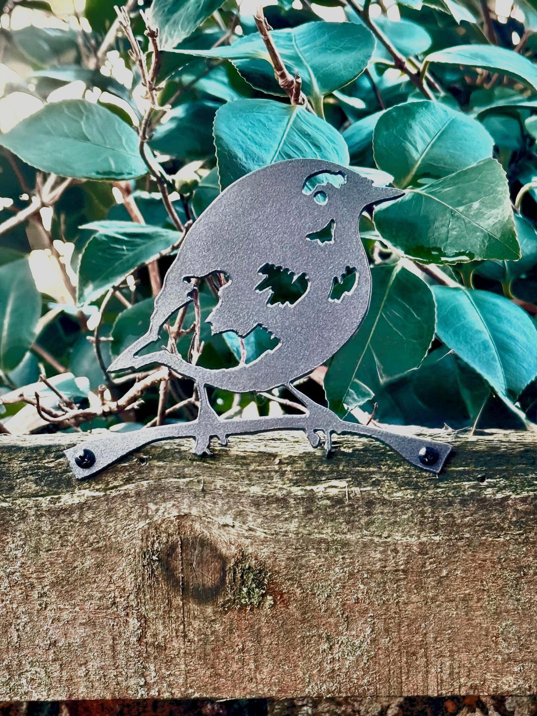 Robin Metal Yard Art, Robin Bird Art Garden Decor, Outdoor Metal Art ...