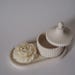 Handcrafted Gypsum White Home Decor – Jewelry Storage, Candle Holder ...
