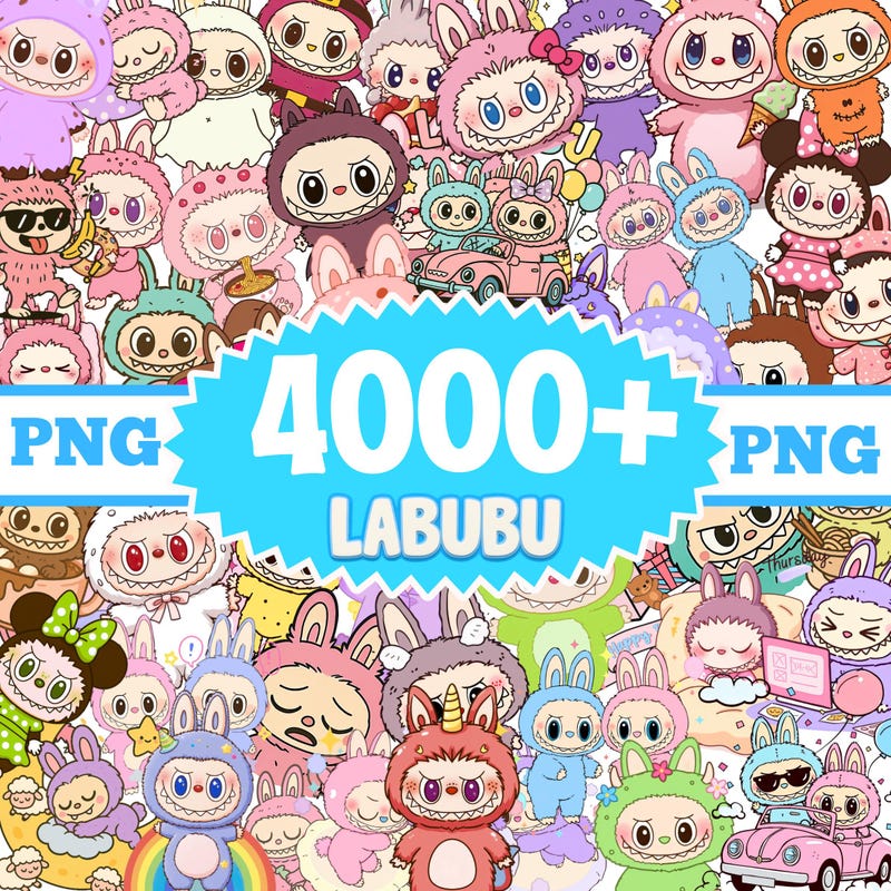 Labubu Png Images - Etsy