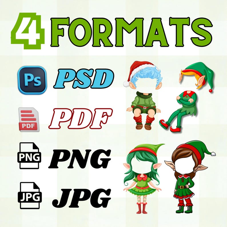 Plantillas fotográficas de elfos, añade tu rostro, más de 150 diseños ...