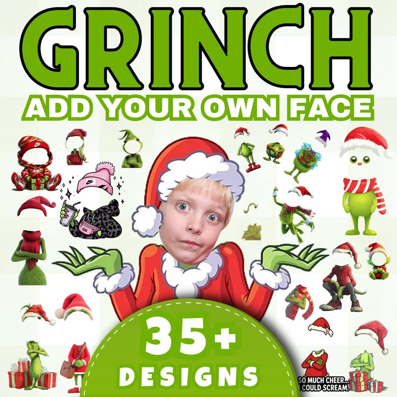 Add Your Face Grinch - Etsy UK