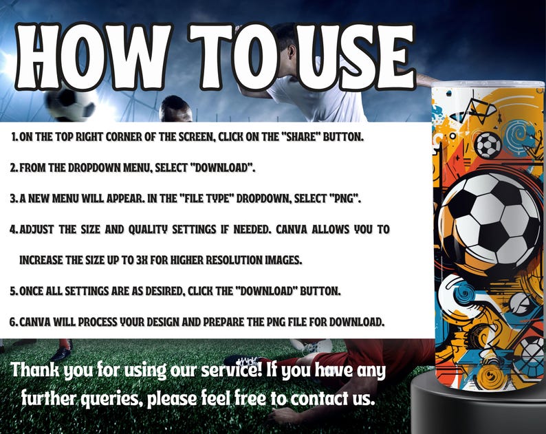 30+ Soccer Ball Tumbler PNG Bundle | Football Sublimation Wraps for ...
