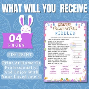 Easter Riddle Me This Game, Fun Easter Party Game, Easter Trivia and ...