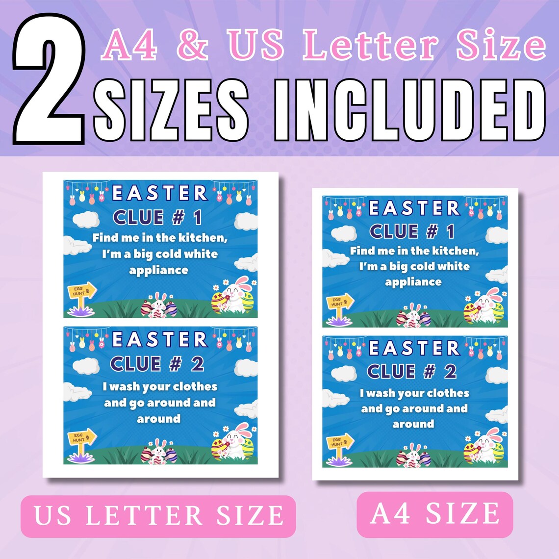 Printable Easter Indoor Scavenger Hunt for Kids | Fun Easter Egg Hunt ...