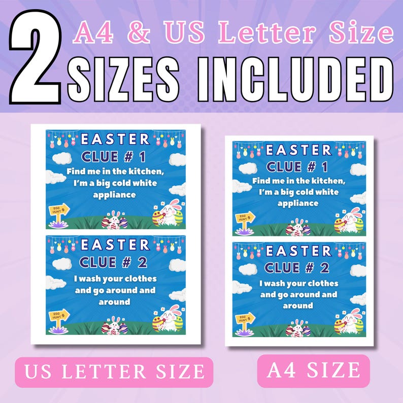 Printable Easter Indoor Scavenger Hunt for Kids | Fun Easter Egg Hunt ...