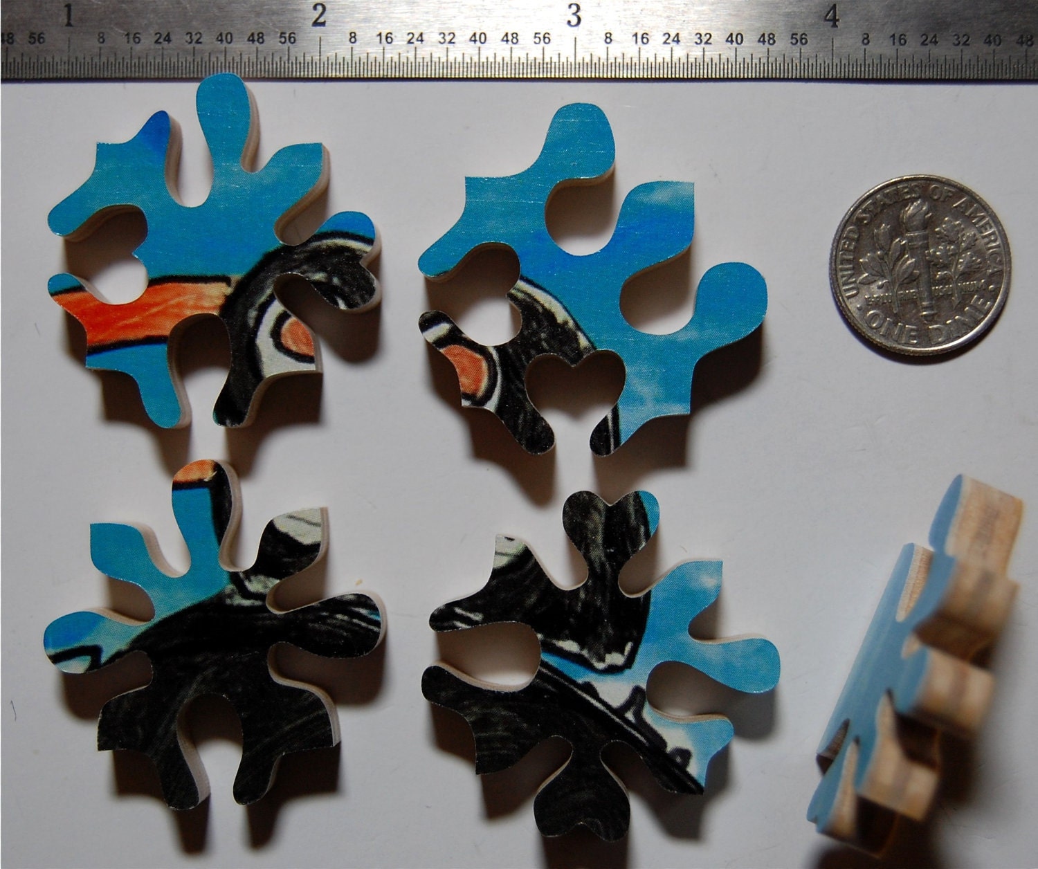 Custom Hand Cut Wooden Child's Art Jigsaw Puzzle (97 Pieces) With ...