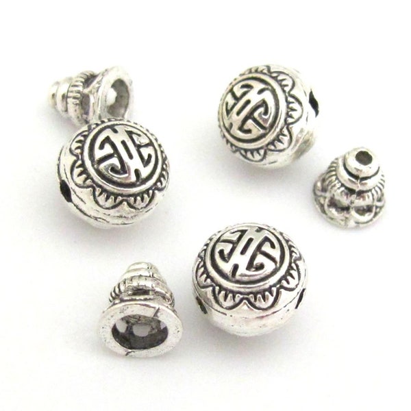 Sterling Silver Guru Bead - Etsy