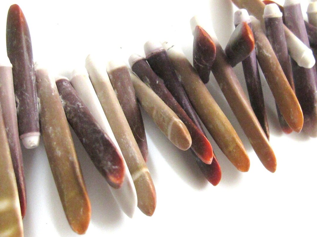 10 Beads -sea Urchin Sticks Natural Shell Beads -- Nb030s - Etsy