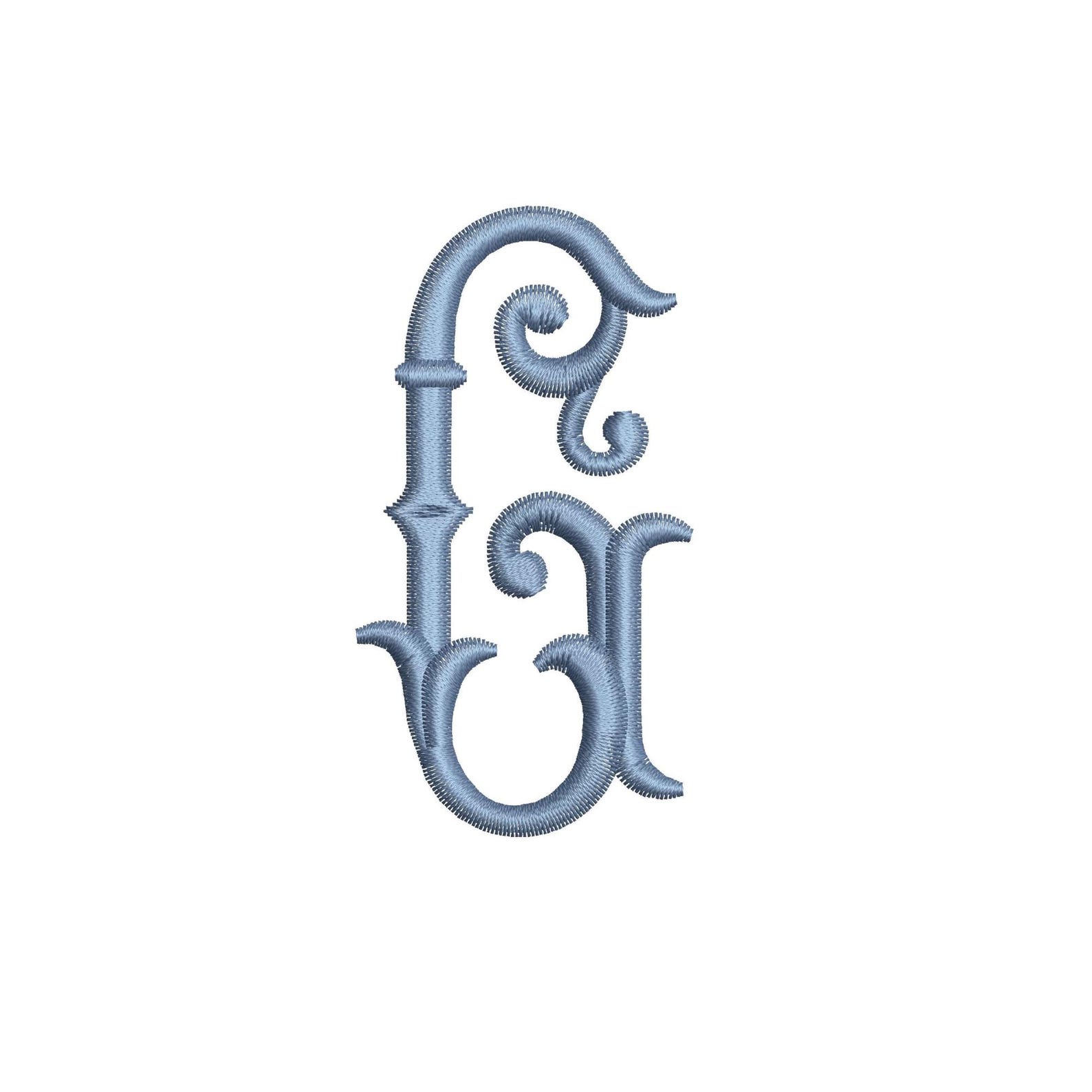 MACHINE EMBROIDERY DESIGN - Letter G, Vintage Letter Embroidery Design ...