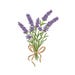 Machine Embroidery Design Lavender Flower Bouquet Country Style ...