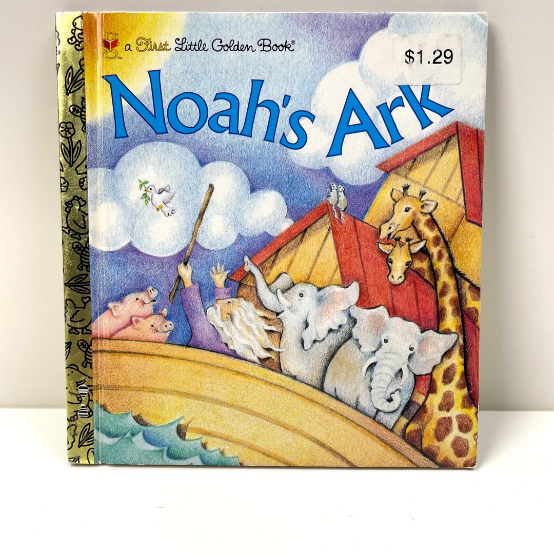Little Golden Book Noahs Ark 90s - Etsy