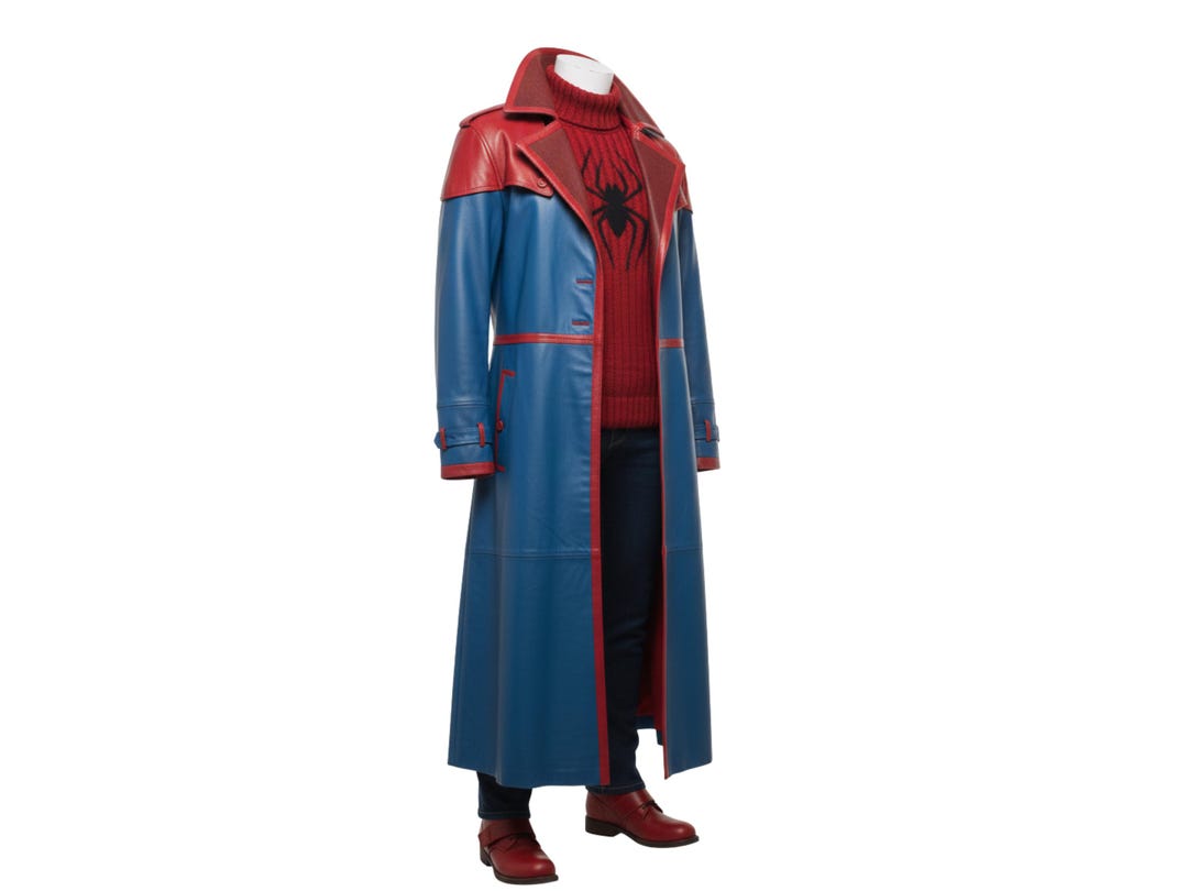 Comic Style Trench Coat for Cosplay - Etsy